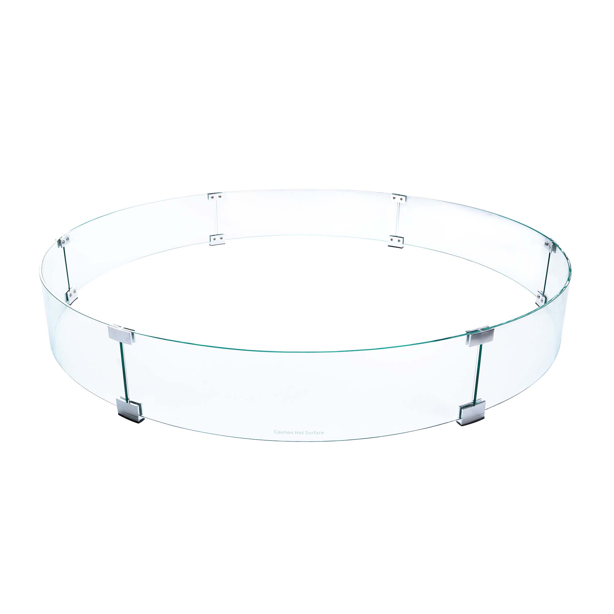 45" Round Wind Guard – Celestial Fire Glass